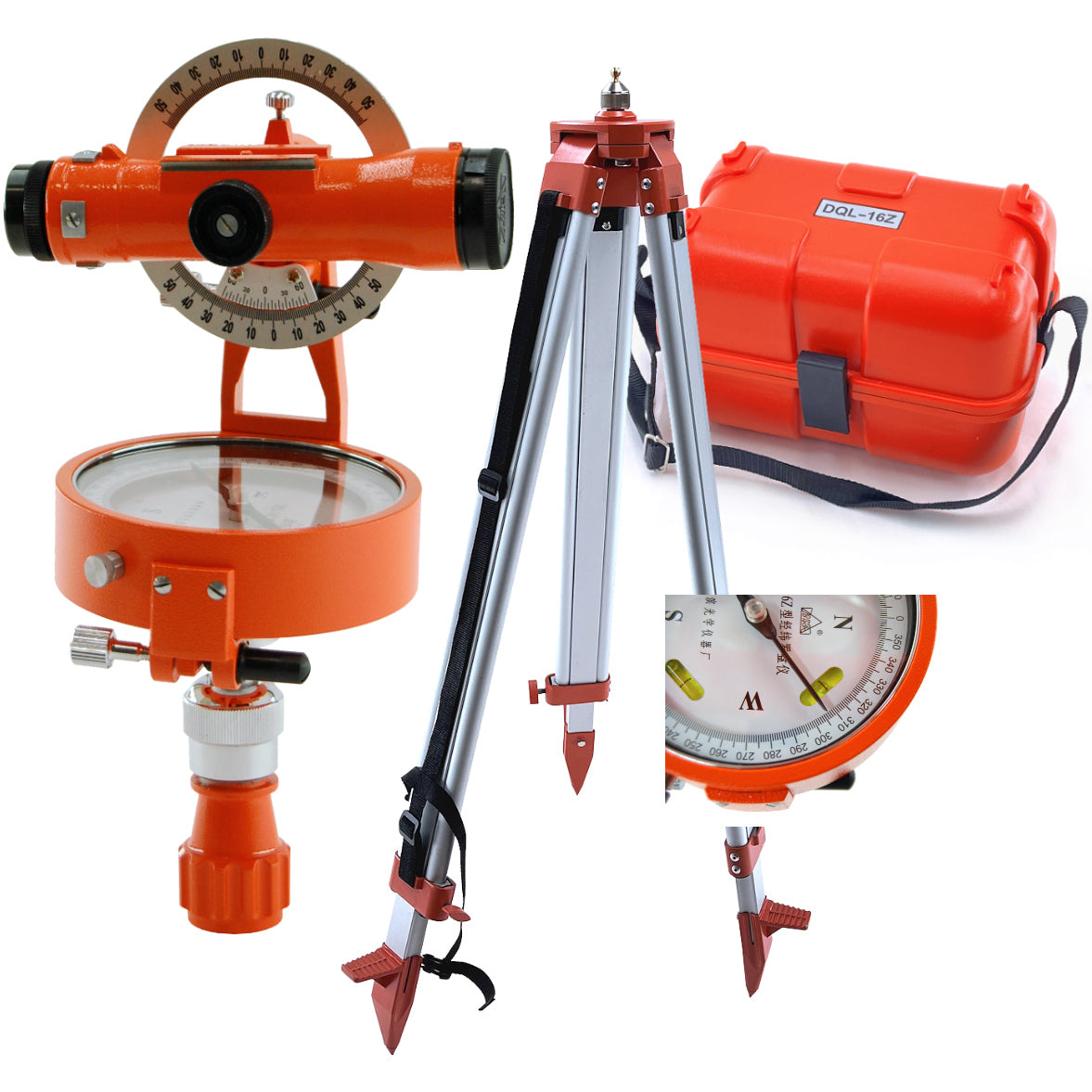 Harbin Theodolite Surveying Compass with 16X Telescope and Tripod – The ...